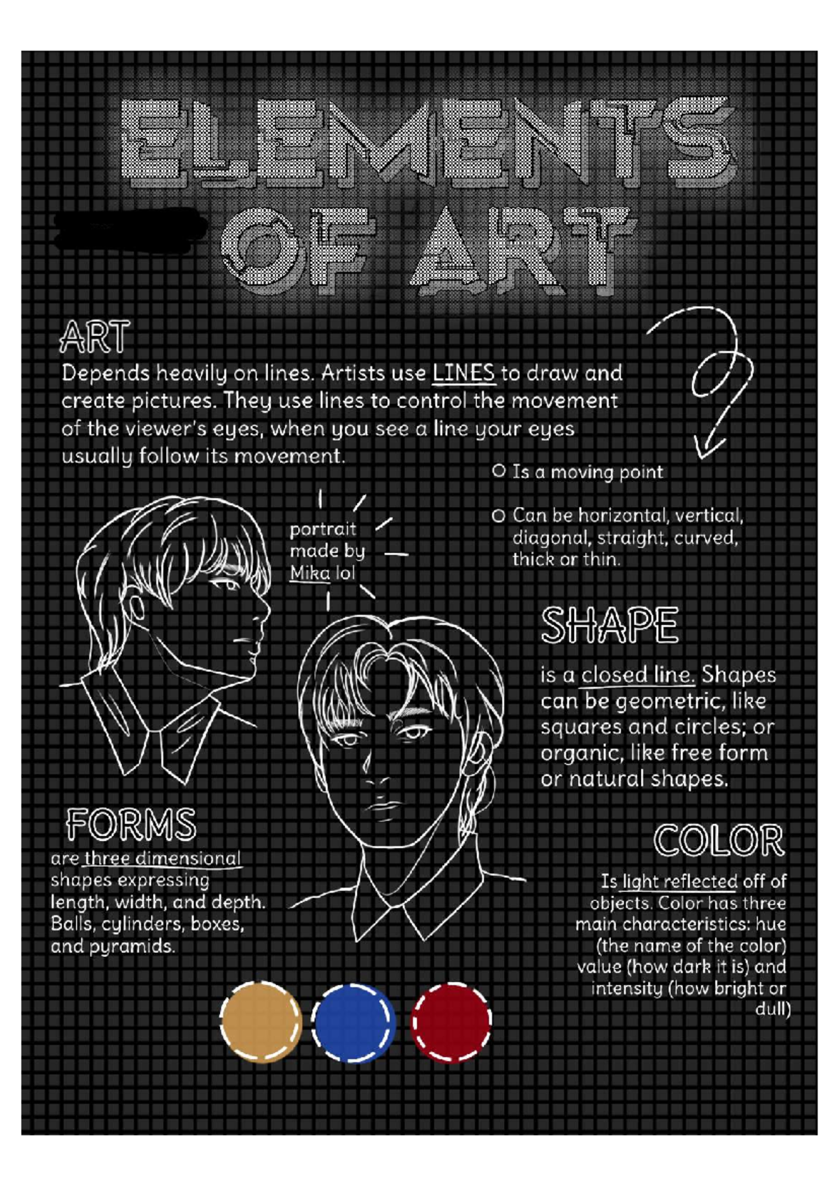 Basic elements of art, Elements of art lecture - Art Appreciation - Studocu