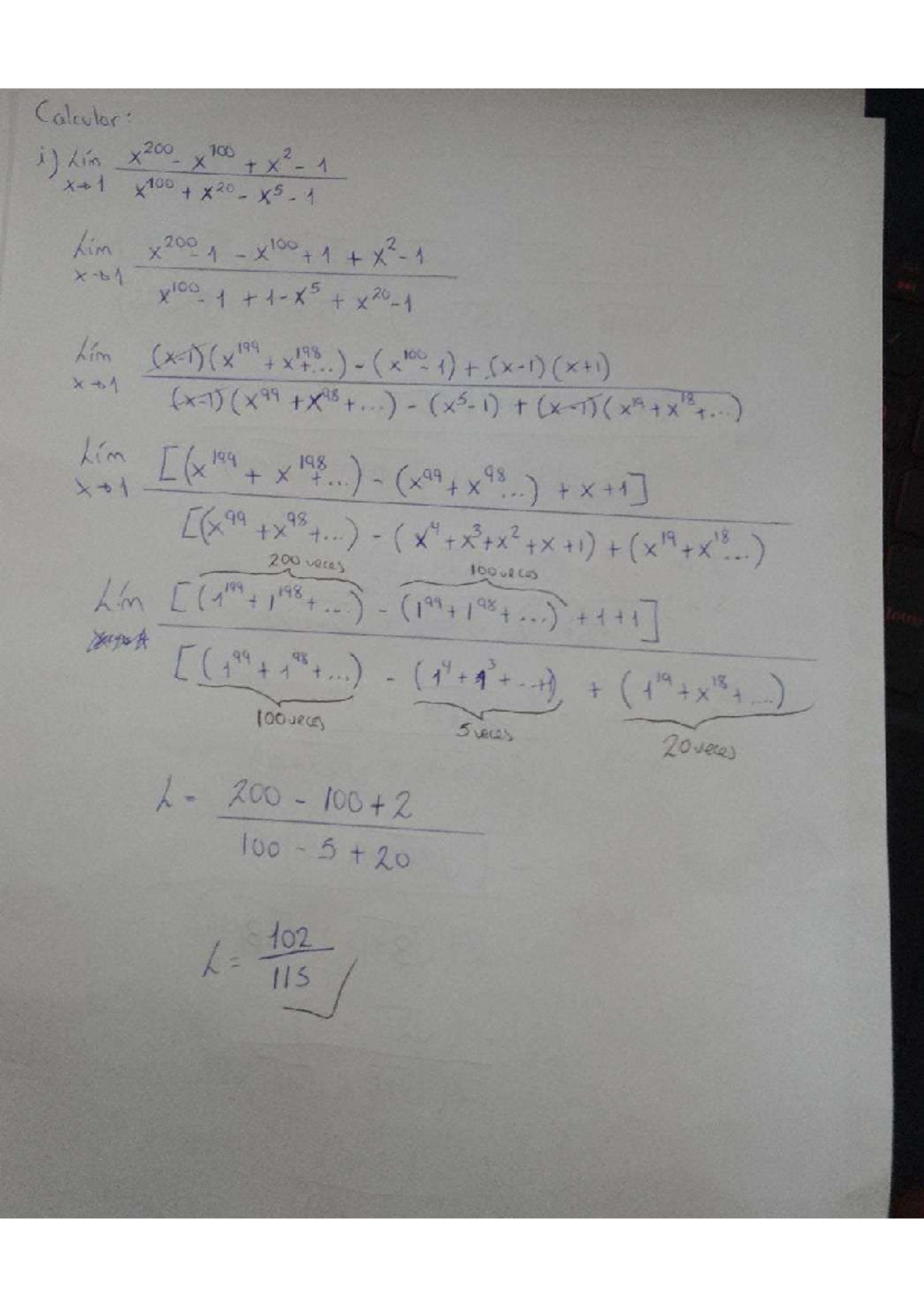Problema 2a.Ysique.Emerson - Mecanica de materiales - Calcular: i) Lim ...