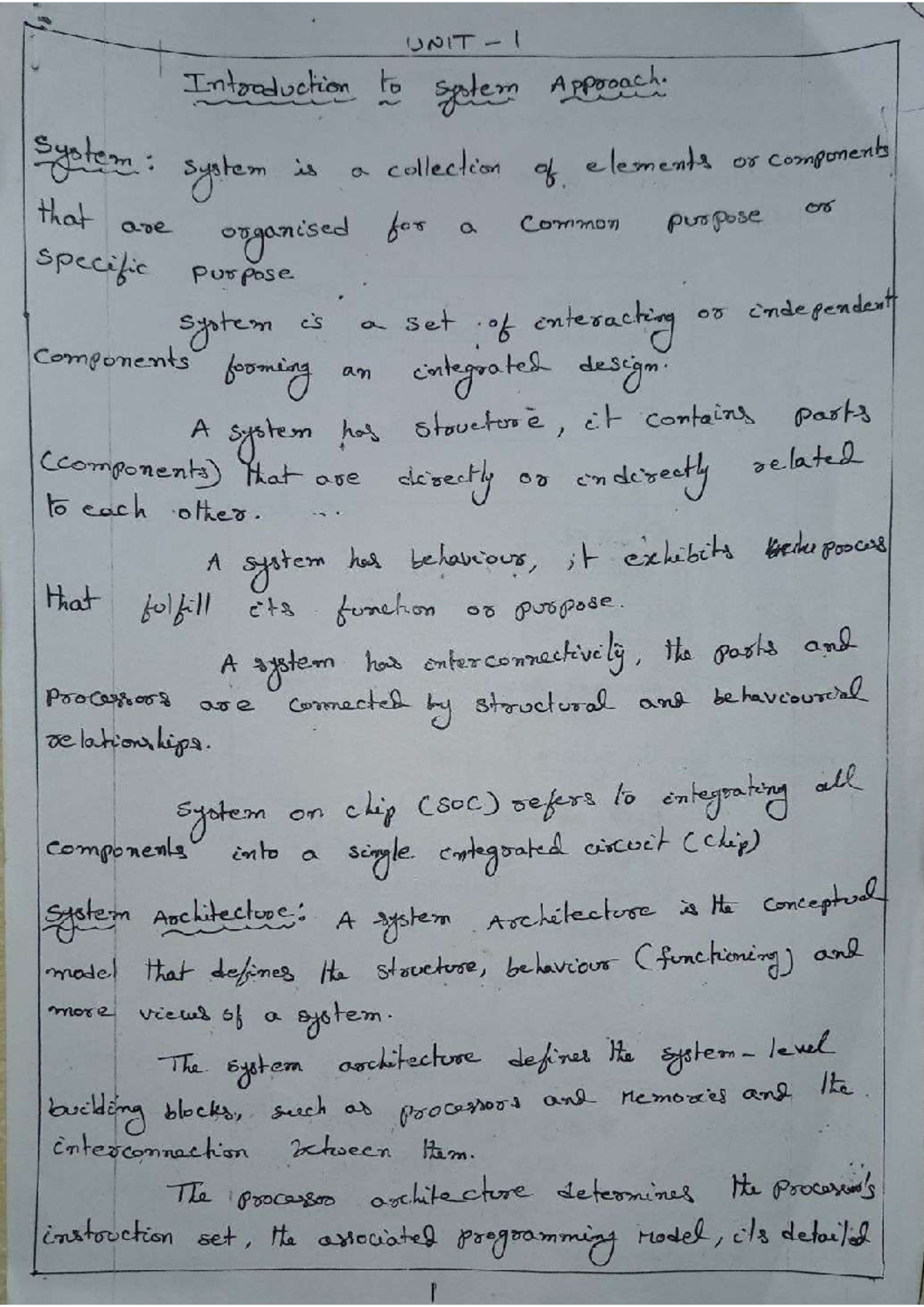 Soca Unit 1 Ece Studocu