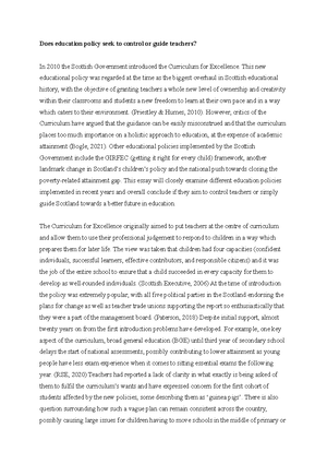 Part 2 - GIRFEC summary - Part 2 Education notes GIRFEC The Getting it ...