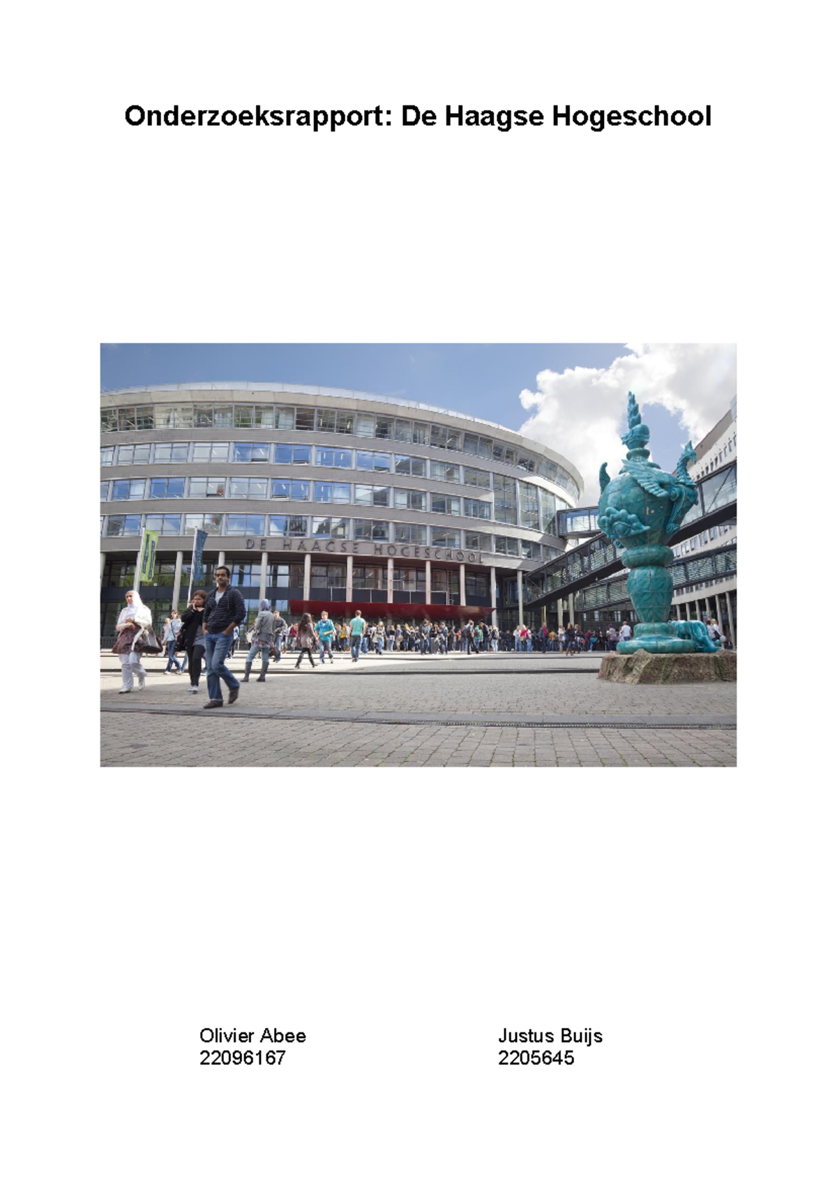 Onderzoeksrapport De Haagse Hogeschool (hybride organisaties ...