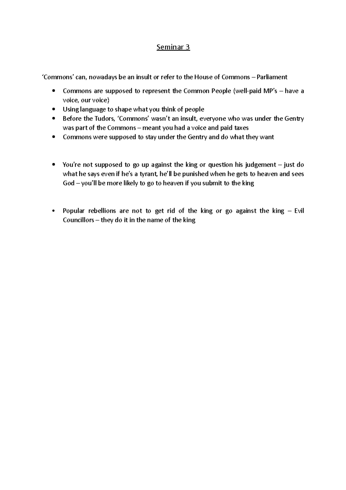 Seminar 3 - David Grummitt - Seminar 3 ‘Commons’ can, nowadays be an ...