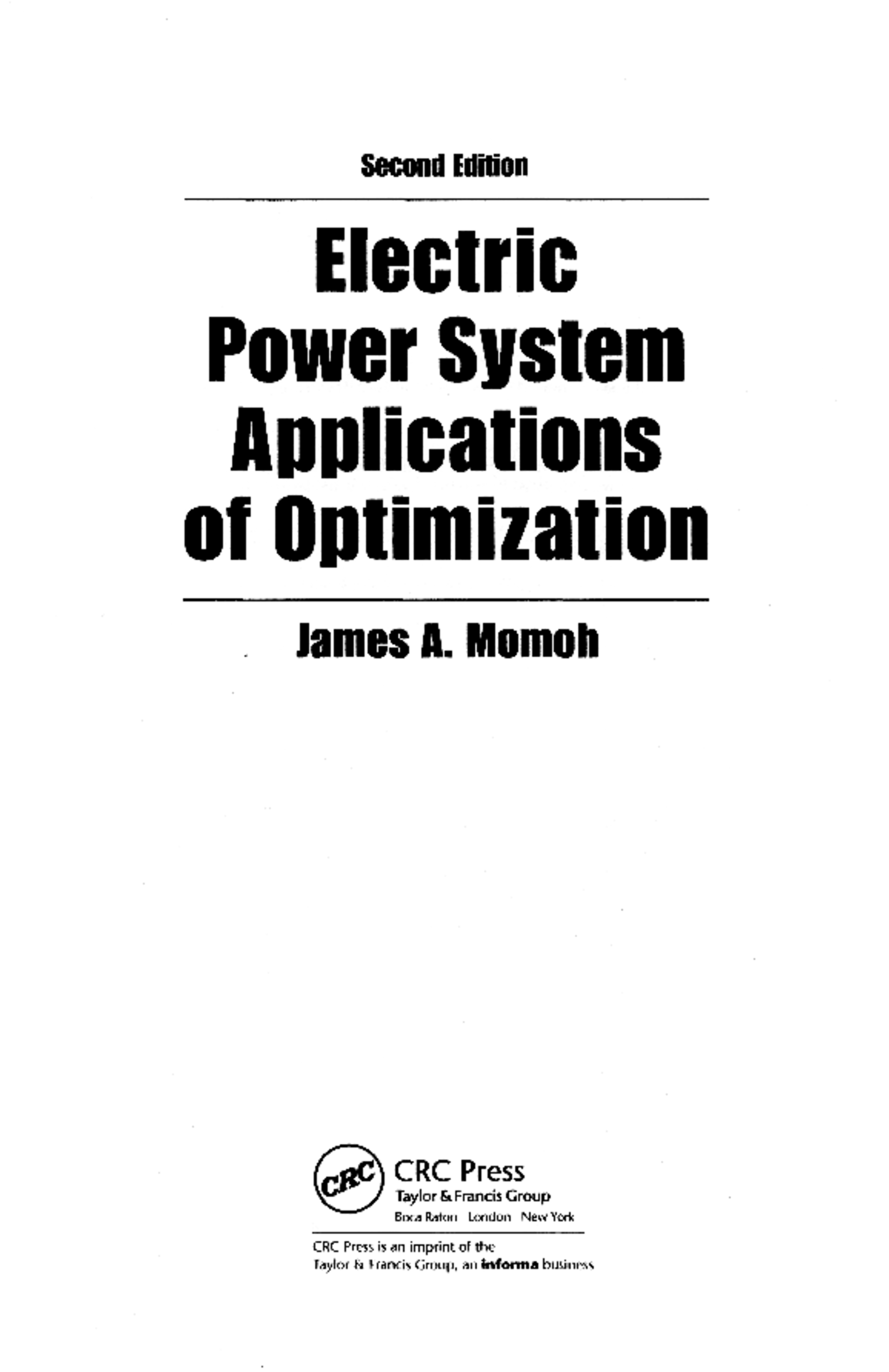Electrical Power Sysytem optimisation - Second Edition Electric Power ...