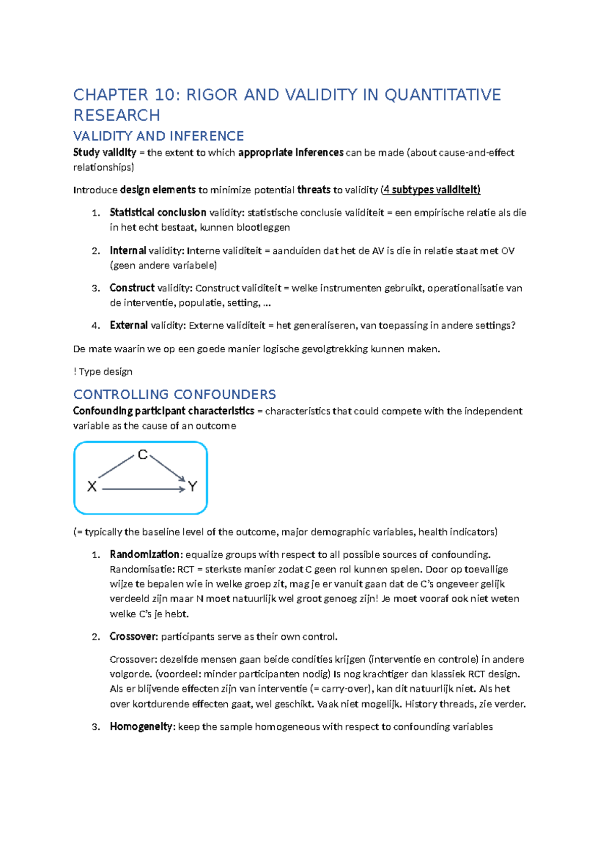 Chapter 10: RIGOR AND VALIDITY IN QUANTITATIVE RESEARCH - CHAPTER 10 ...