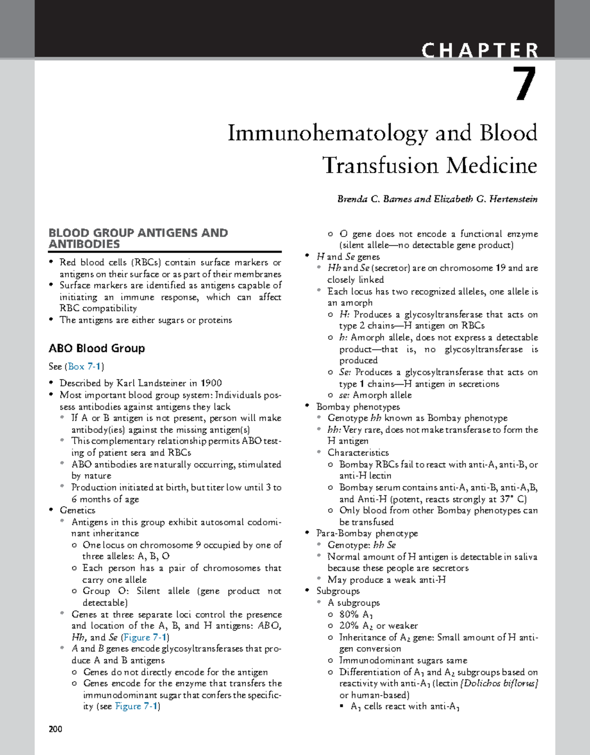 Elsevier BB - Blood Bank Review Questions - C H A P T E R 7 ...