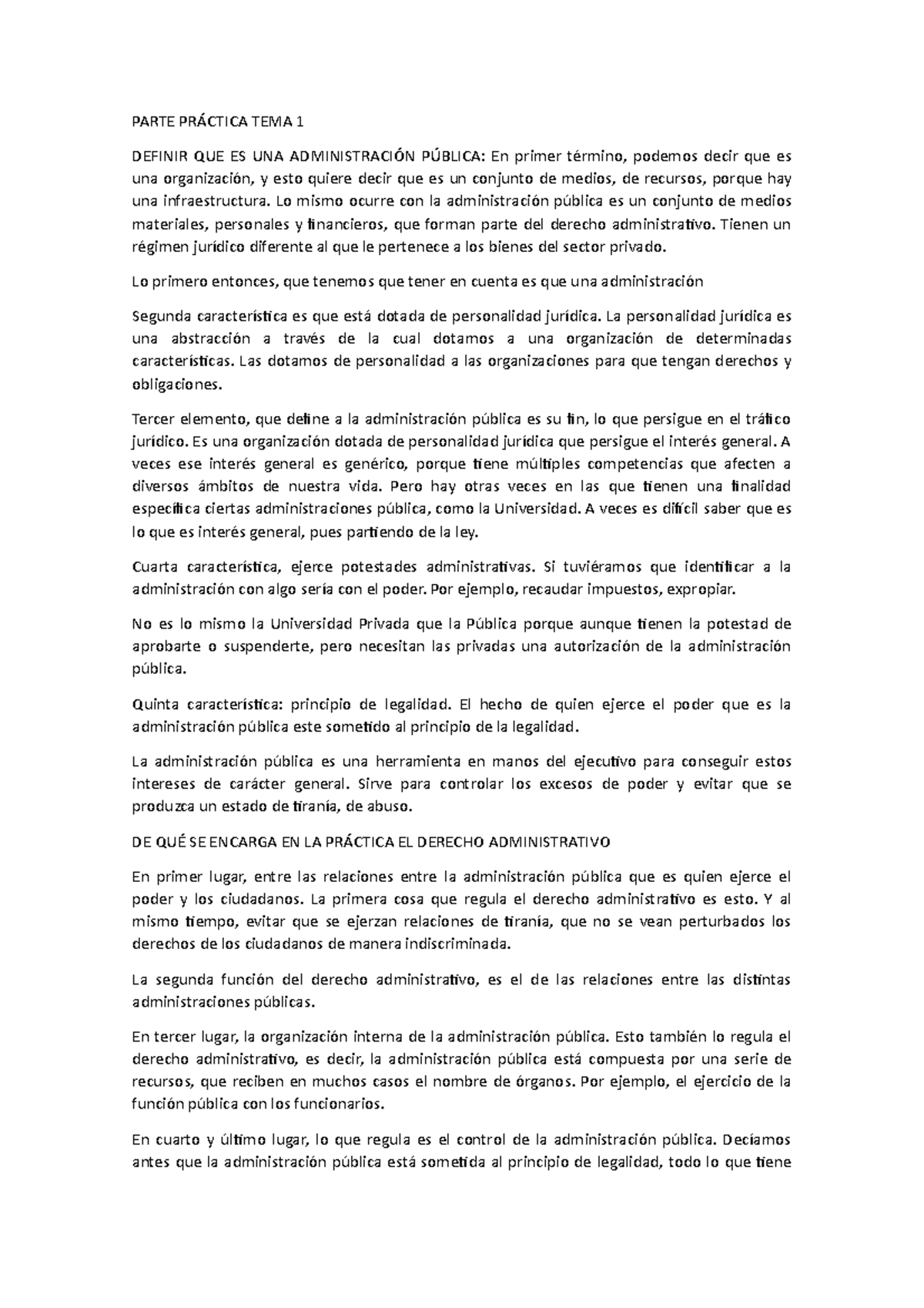 Parte Práctica TEMA 1 - Prácticas de las que mandaba el profesor para ...