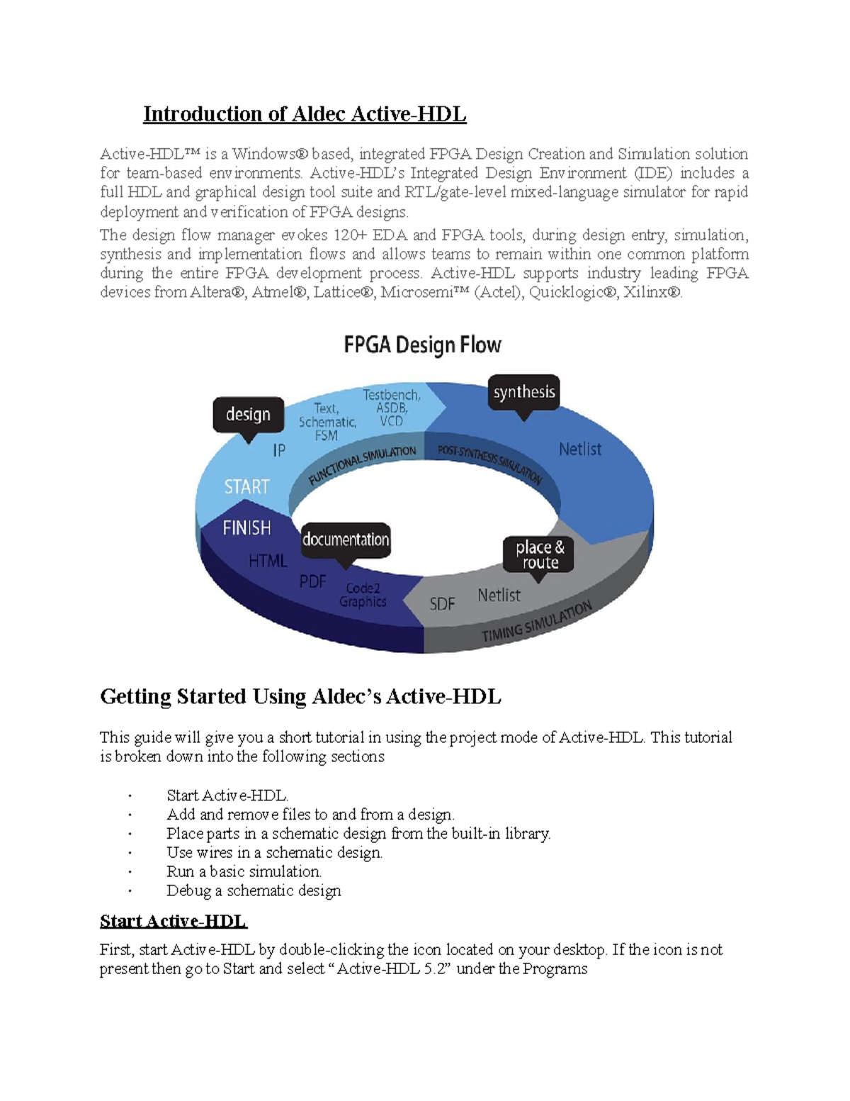 DSD lab file - digital system design lab file - Introduction of Aldec Active-HDL Active-HDL™ is ...