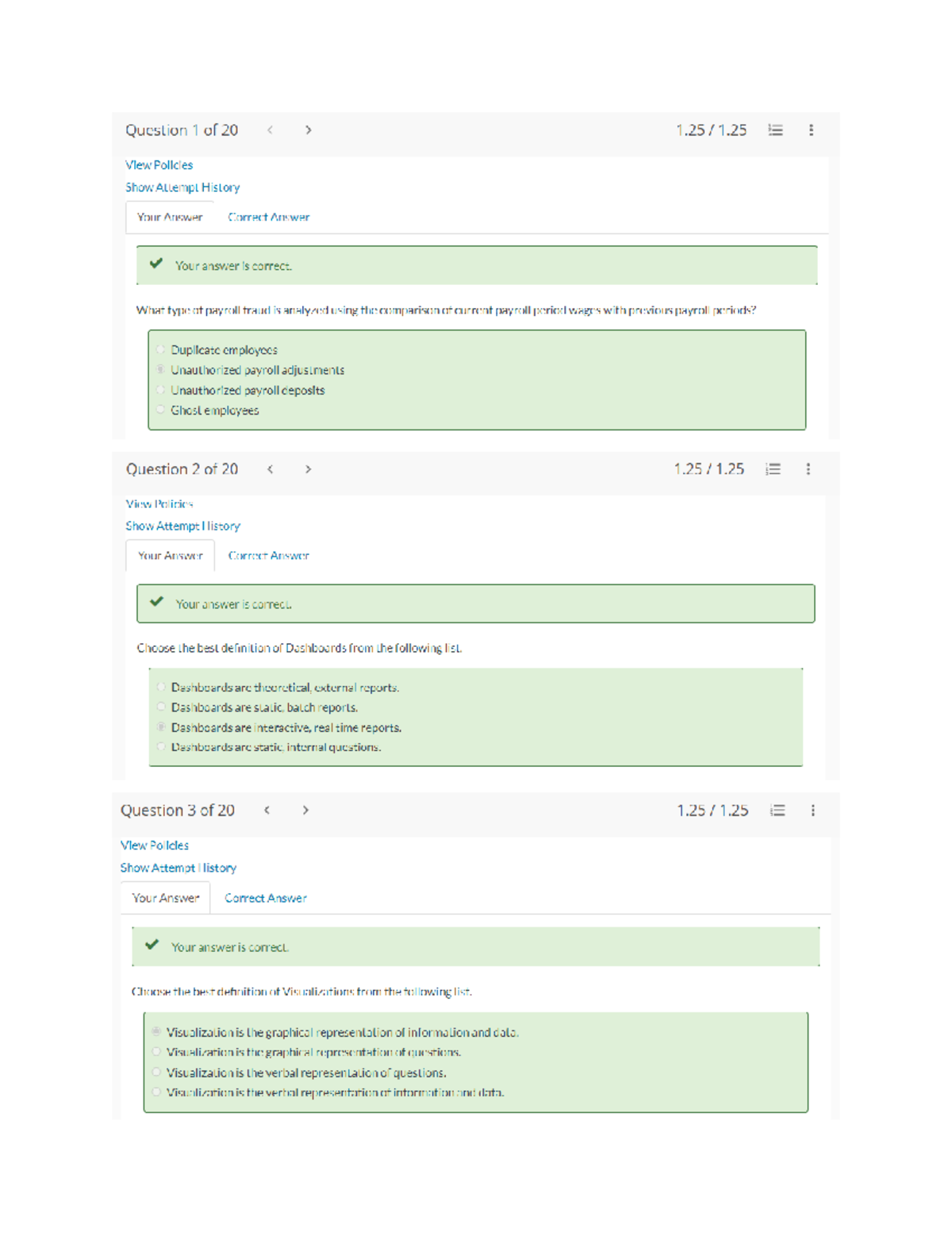 Acc315 3-2 quiz - ACC315 - Studocu