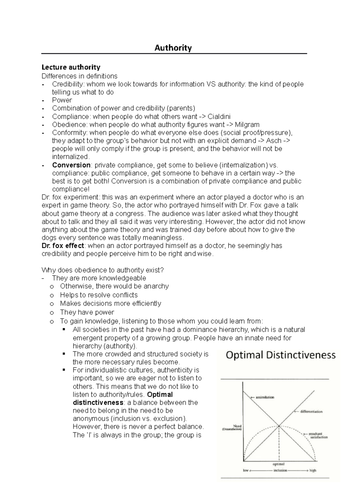 Authority - Social Influence - Authority Lecture authority Differences ...