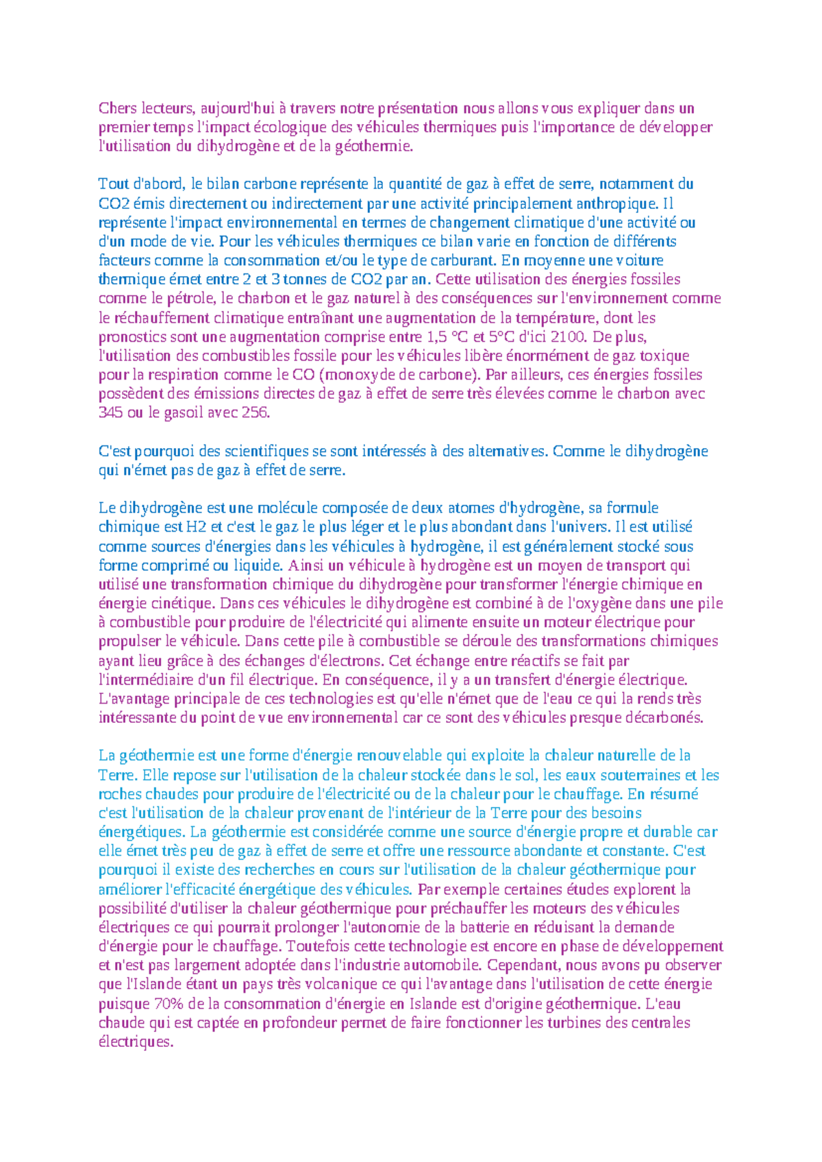 Exposé physique - Chers lecteurs, aujourd'hui à travers notre présentation nous allons vous ...