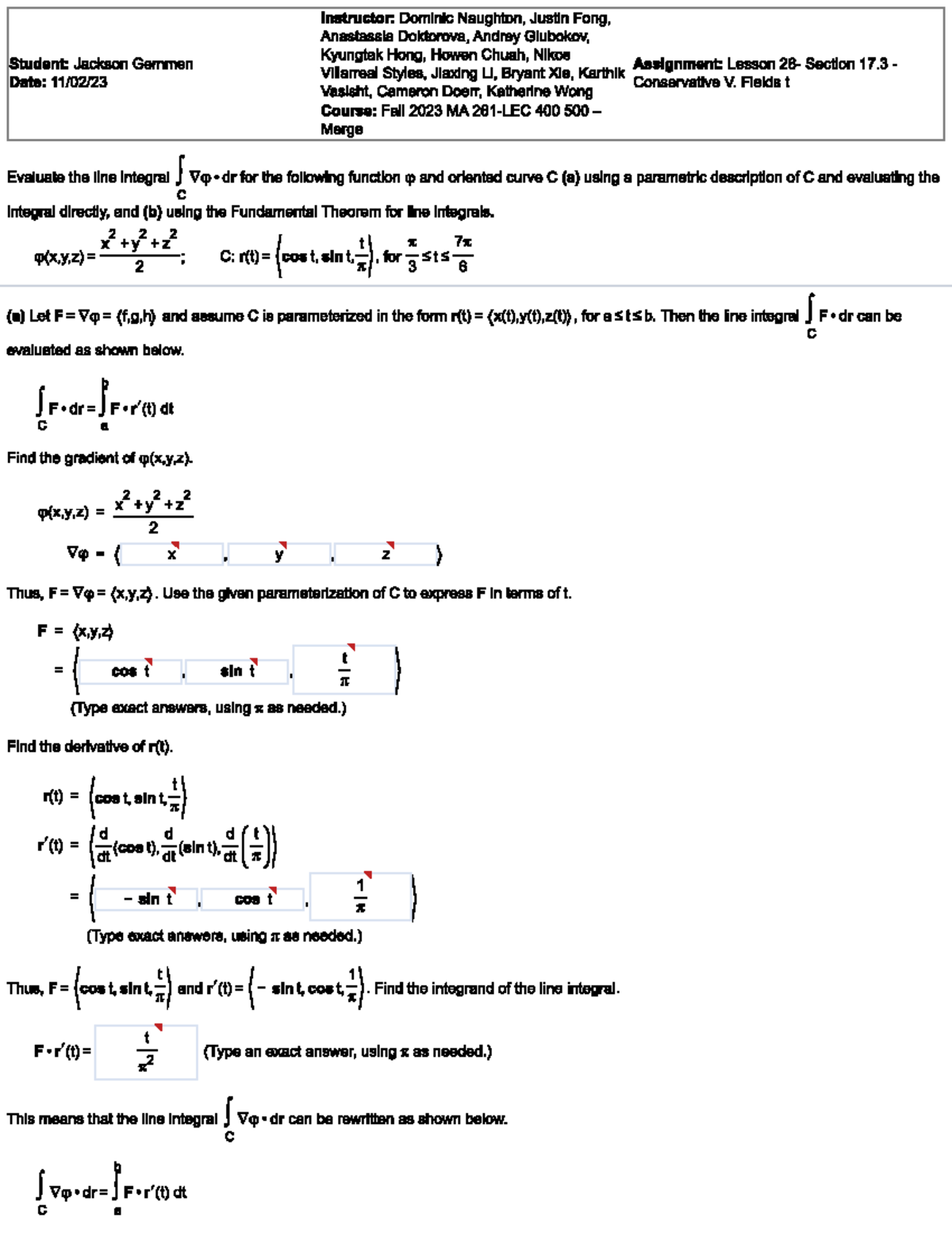 HW27-4 - HW answers - MA 26100 - Studocu