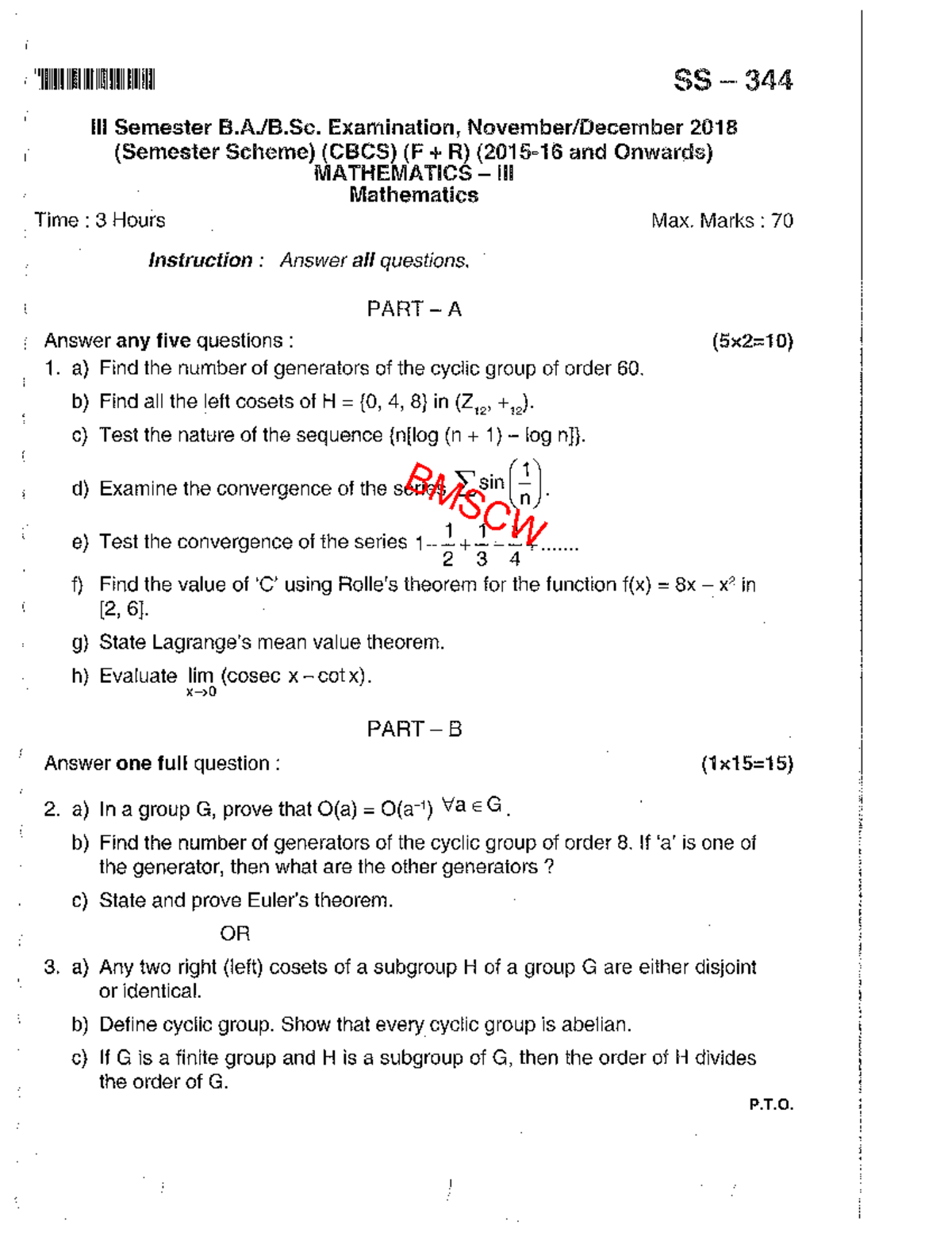 Mathematics-III 2018 - Mathematics III SEM - Management information ...
