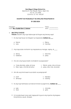 Research Sample - CHALLENGES FACED BY BSED-ENGLISH STUDENTS OF ST ...