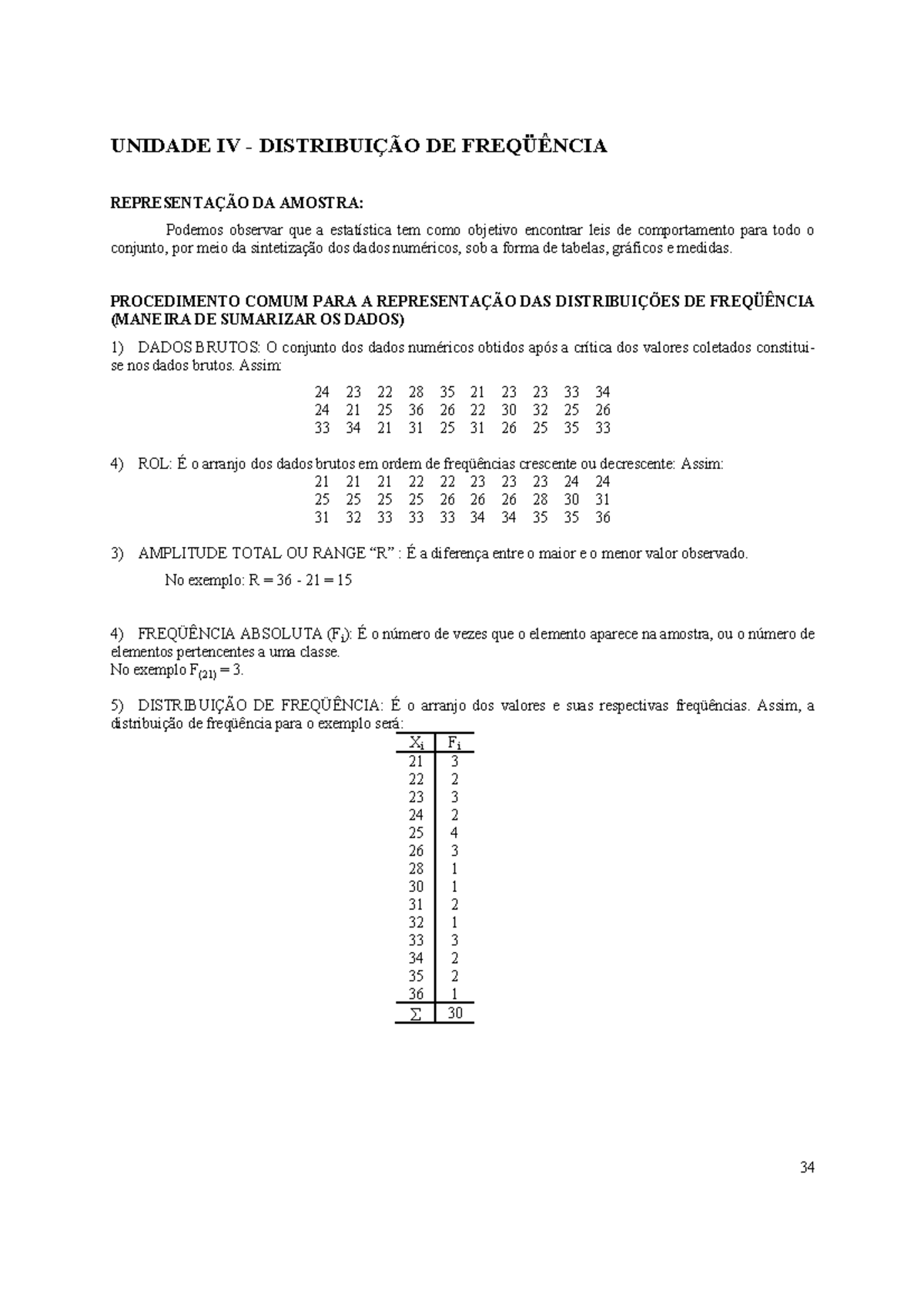 Distribui%C3%A7%C3%A3o%20de%20Frequencia%20-%20N2 - UNIDADE IV ...