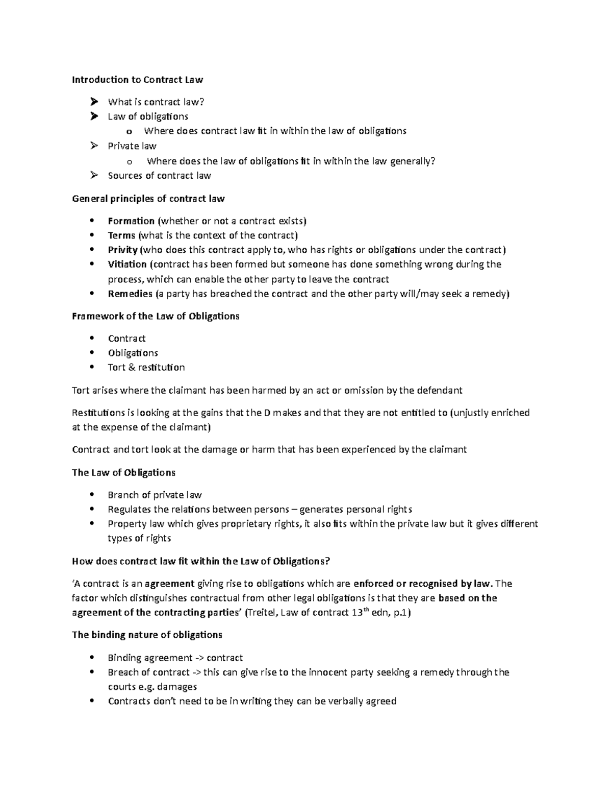 Introduction to contract law - Introduction to Contract Law What is ...