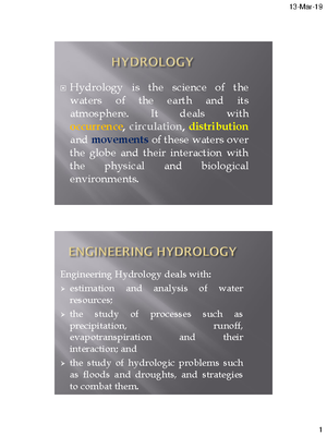 Engineering hydrology lecture 7 8 - Mistakes in reading the scale of ...