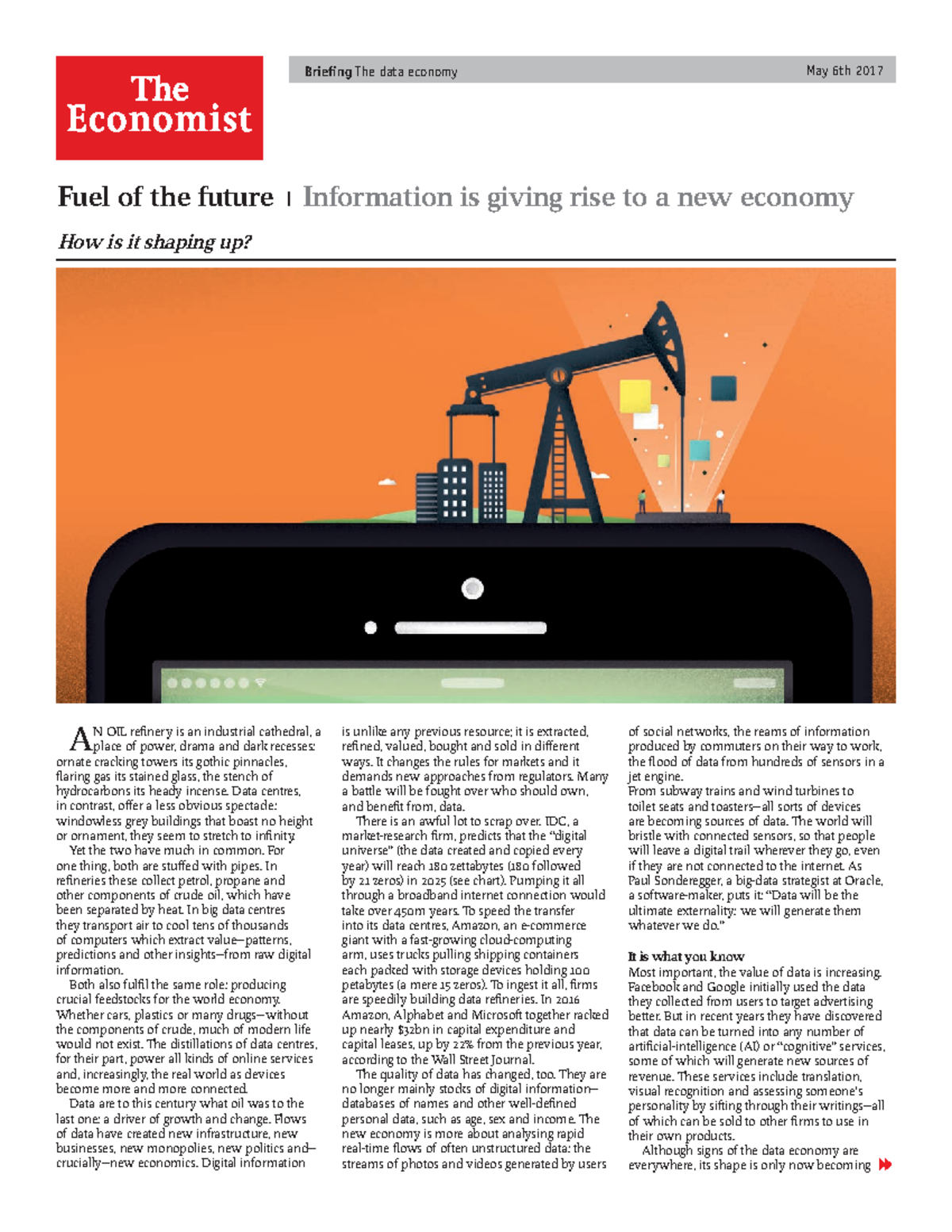 The economist fuel of the future - A N OIL refinery is an industrial ...