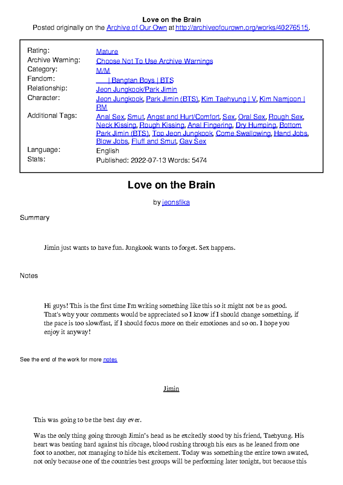 Love on the Brain - Academic learning Module - Love on the Brain Posted ...