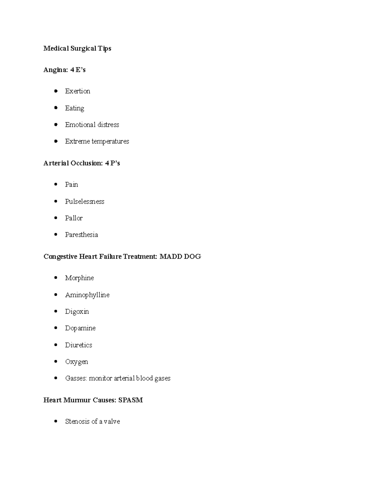 Medical Surgical Tips - ATI med surg tips - Medical Surgical Tips ...