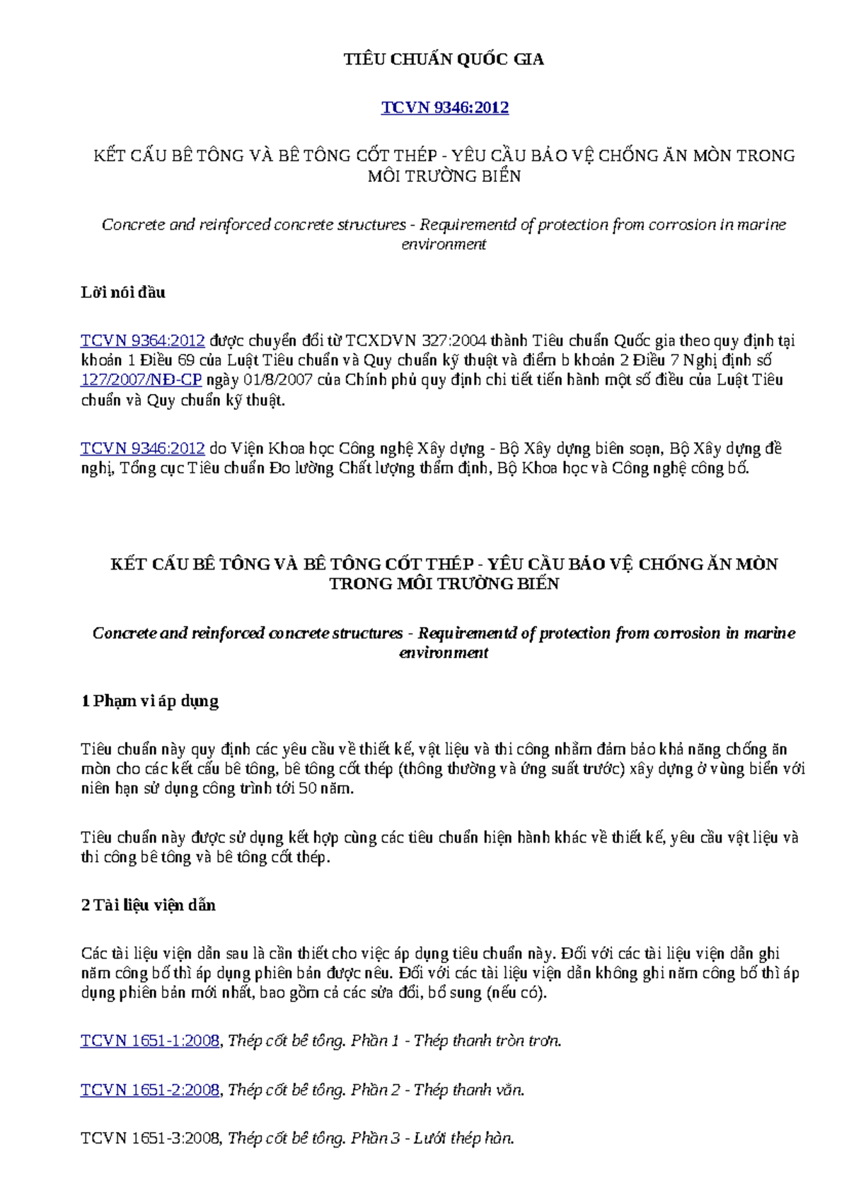 TCVN QCVN so TCVN 9346 2012 ngay 30-11-0001 (Con hieu luc) - TIÊU CHUẨN QUỐC GIA TCVN 9346: KẾT ...