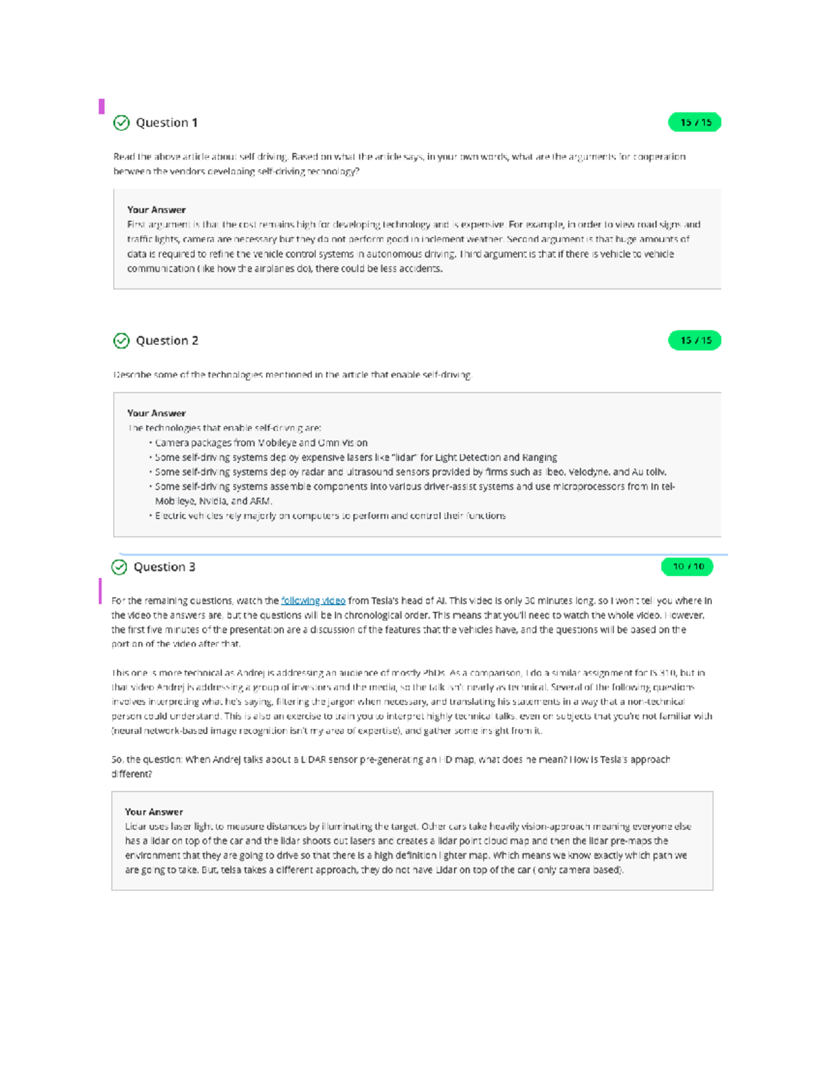 IS 425 HW 4 - Homework - IS 425 - Studocu
