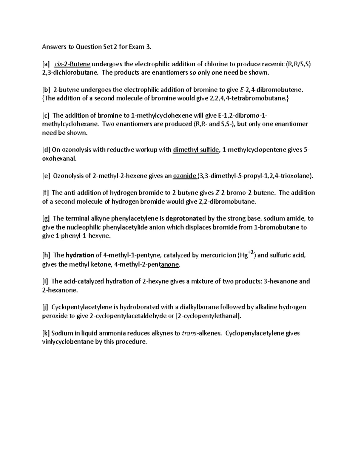 36-7 Answers to Question Set 2 for Exam 3 copy - Answers to Question ...