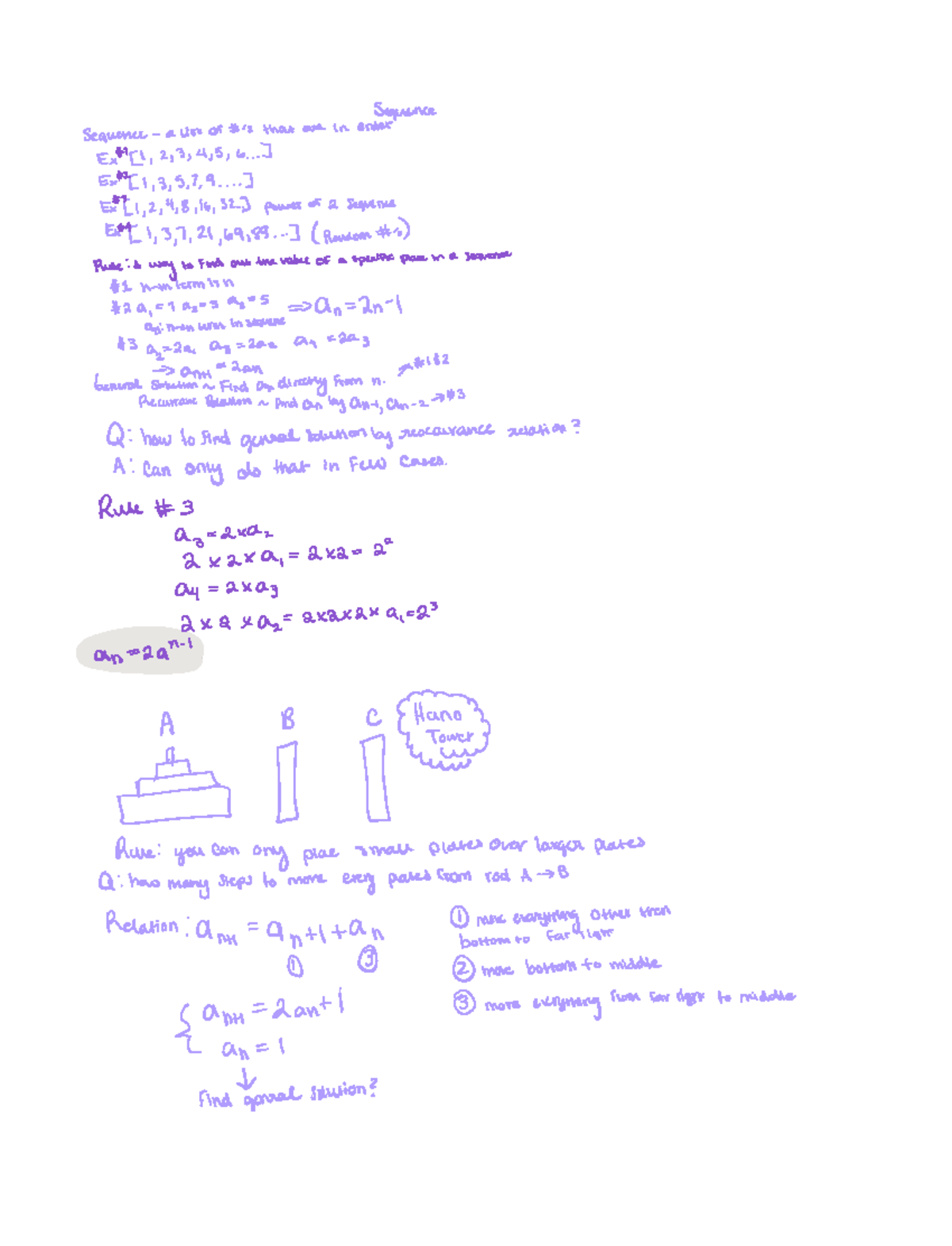 L07 Sequence - Dr. Zhao lecture 7 notes. - Sequence equence a list of s ...