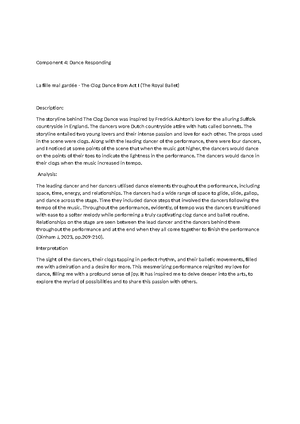 A2 - Component 2 - Music: responding The Moldau (Die Moldau) by Smetana ...