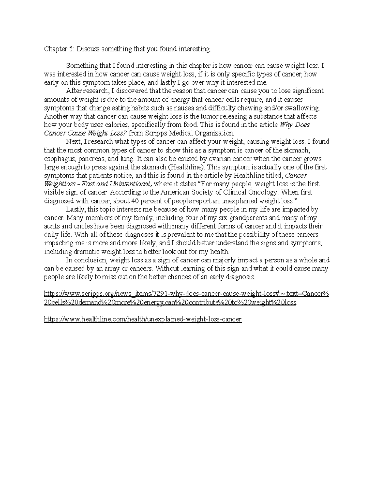 Heocc Chapter 5 Discussion Post - Chapter 5: Discuss something that you ...