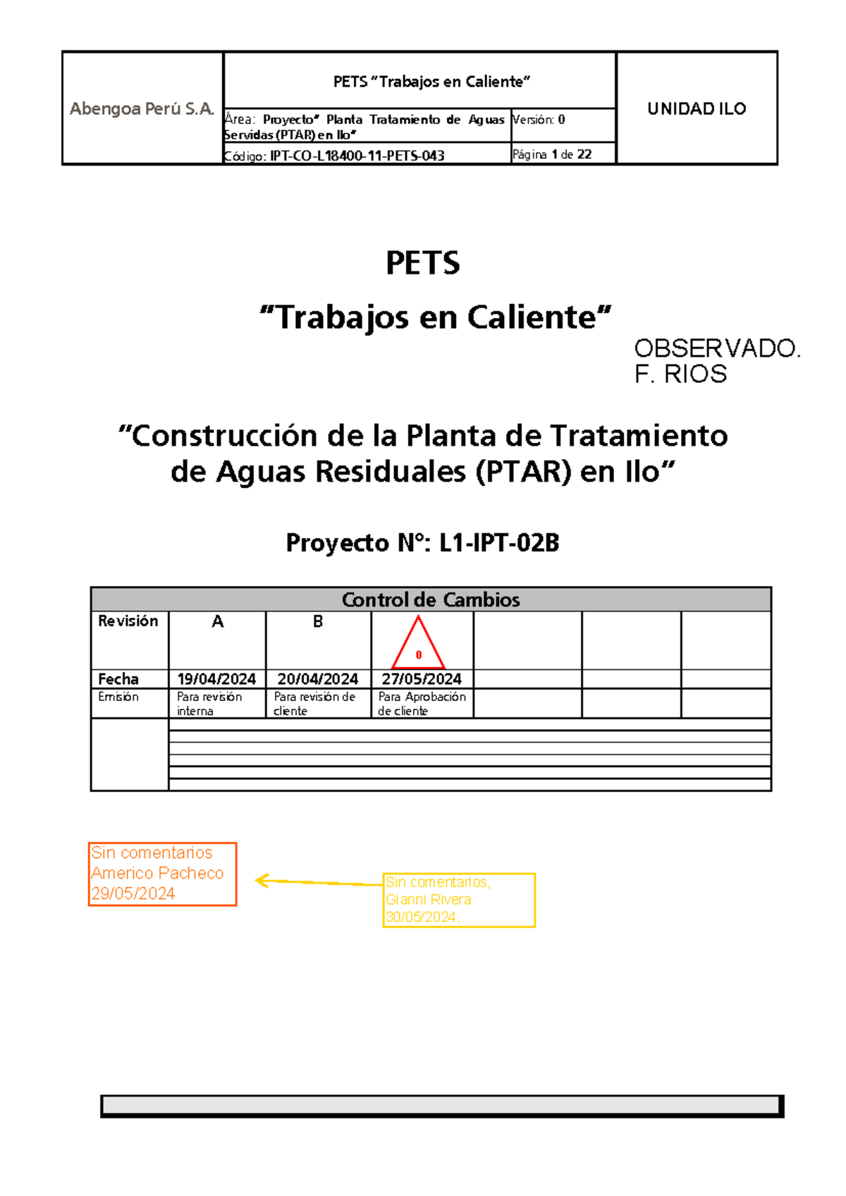 IPT-CO-L18400-11-PETS-043 0 PETS Trabajos en caliente-AP(SCO) - Abengoa ...