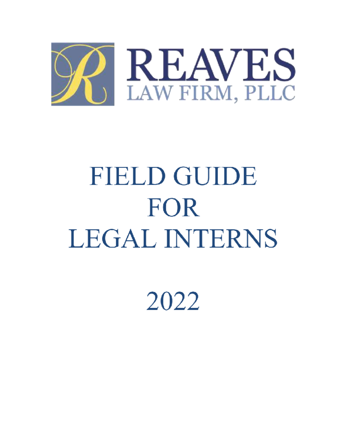 Field Guide For Legal Interns - LPRO100 - Studocu