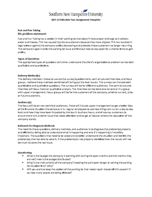 Module 1 Assignment Email Template - Hughes - DAT 223 Module One ...