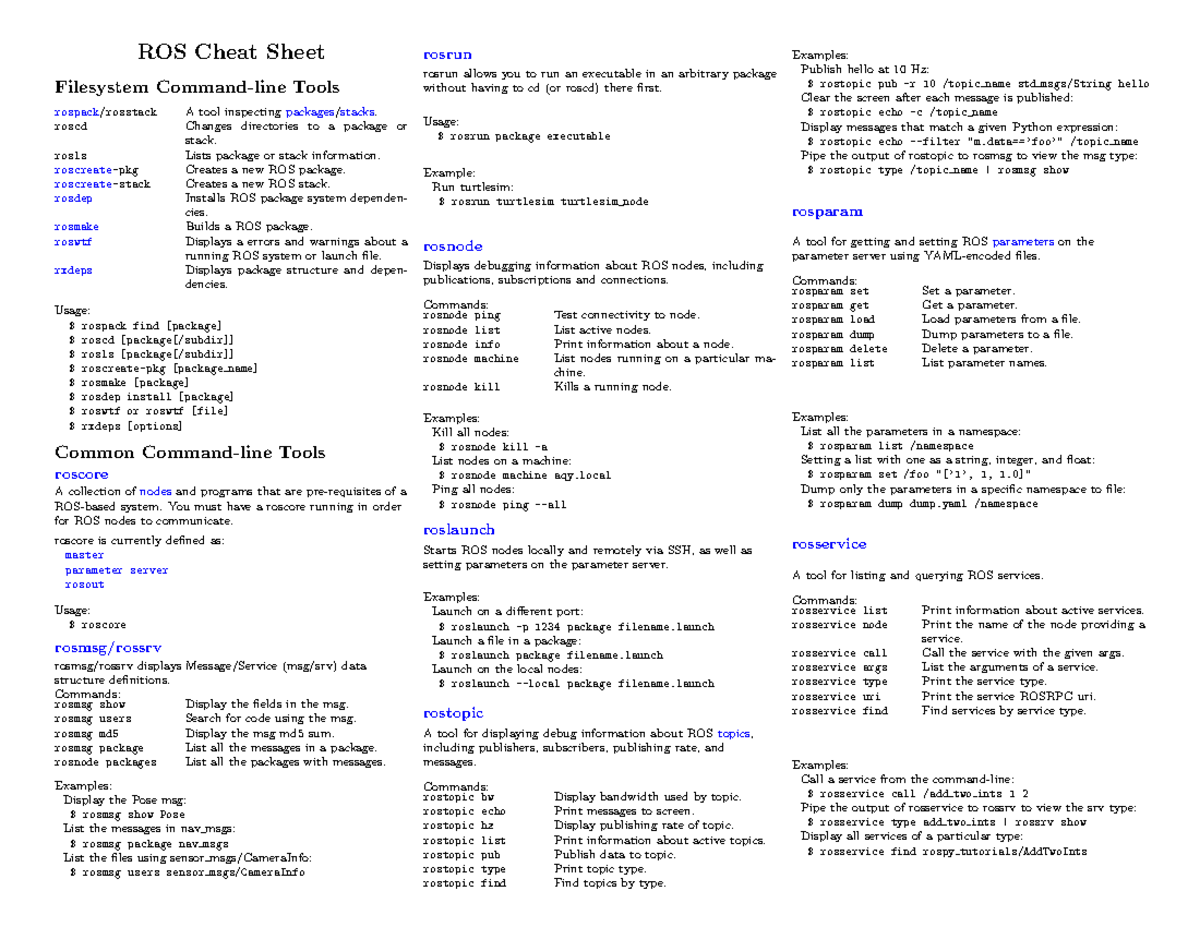 ROScheatsheet - Jksnam - Ross. Histología: Texto Y Atlas - ROS Cheat ...