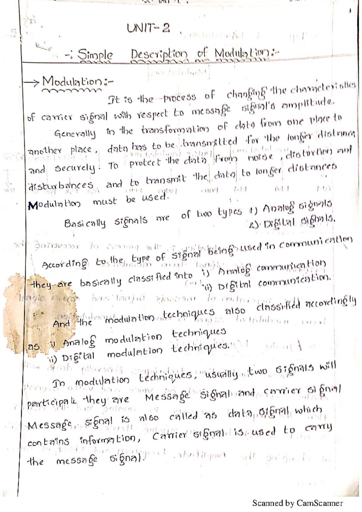 Pec unit 2 - yes - Computer science - Studocu