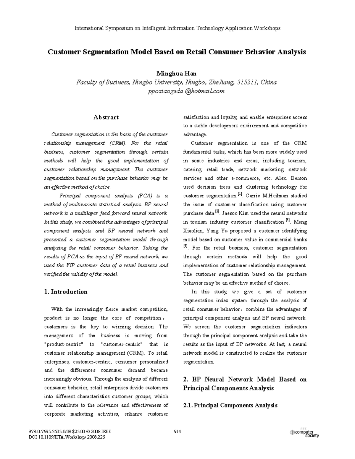 Customer Segmentation Model Based on Retail Consumer Behavior Analysis ...