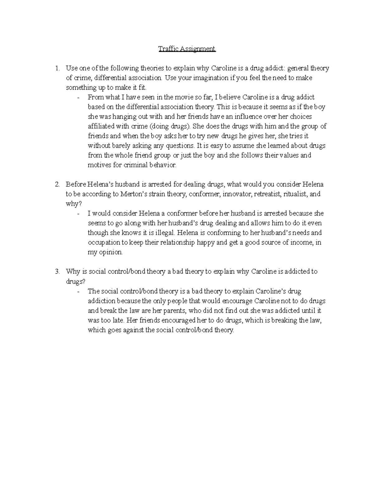 Traffic Assignment Traffic Assignment Use One Of The Following Theories To Explain Why