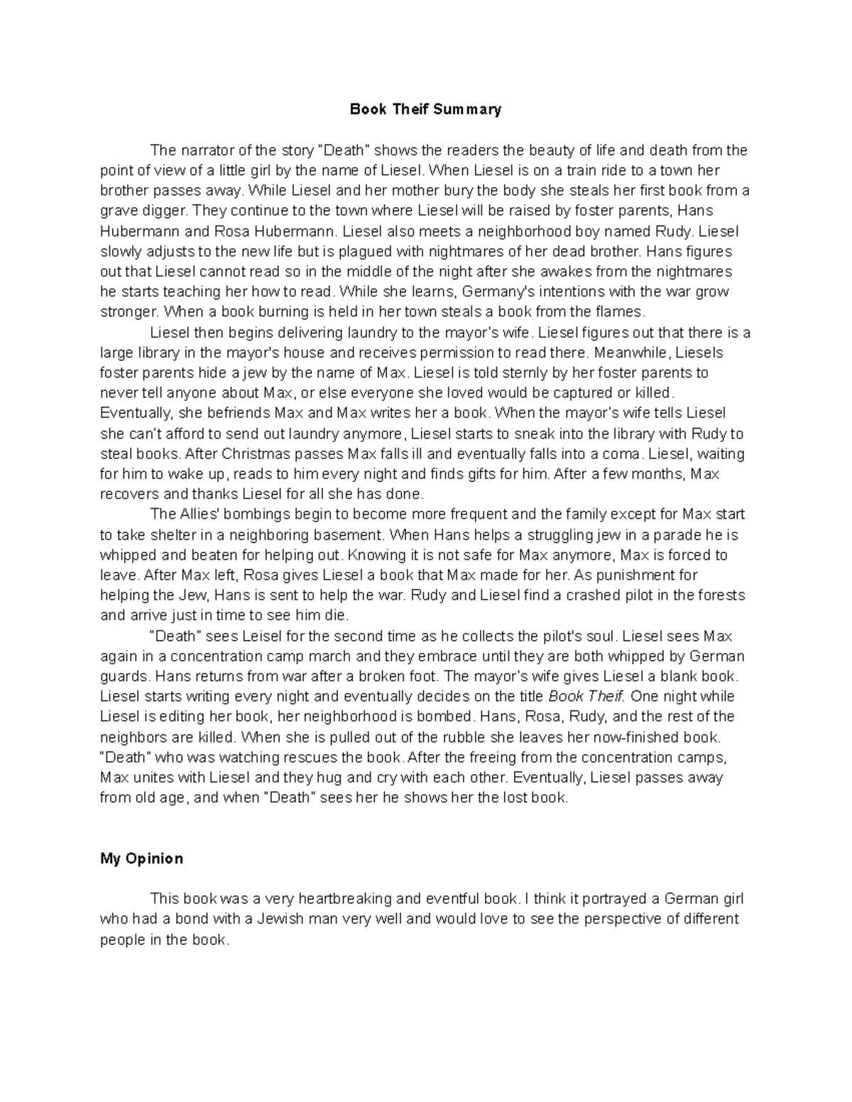 Book Theif Writing - g grg vgrgr gragvra - Book Theif Summary The ...