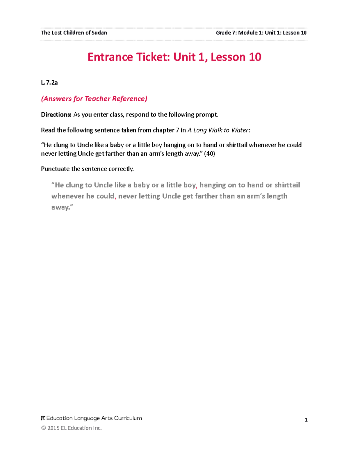 G7m1u1l10modulelessons-supportingmaterials-0120 - Entrance Ticket: Unit ...