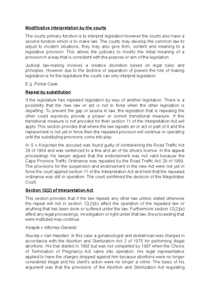 Legal Interpretation Unit 7 - CHAPTER 7 SUMMARIES TEXT BASED VIEWPOINT ...
