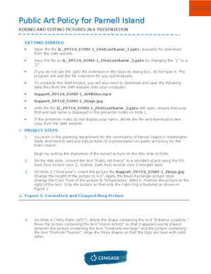 Instructions IL PPT19 EOM2-1 - Illustrated PowerPoint 2019 | Module 2: End of Module Project 1 ...