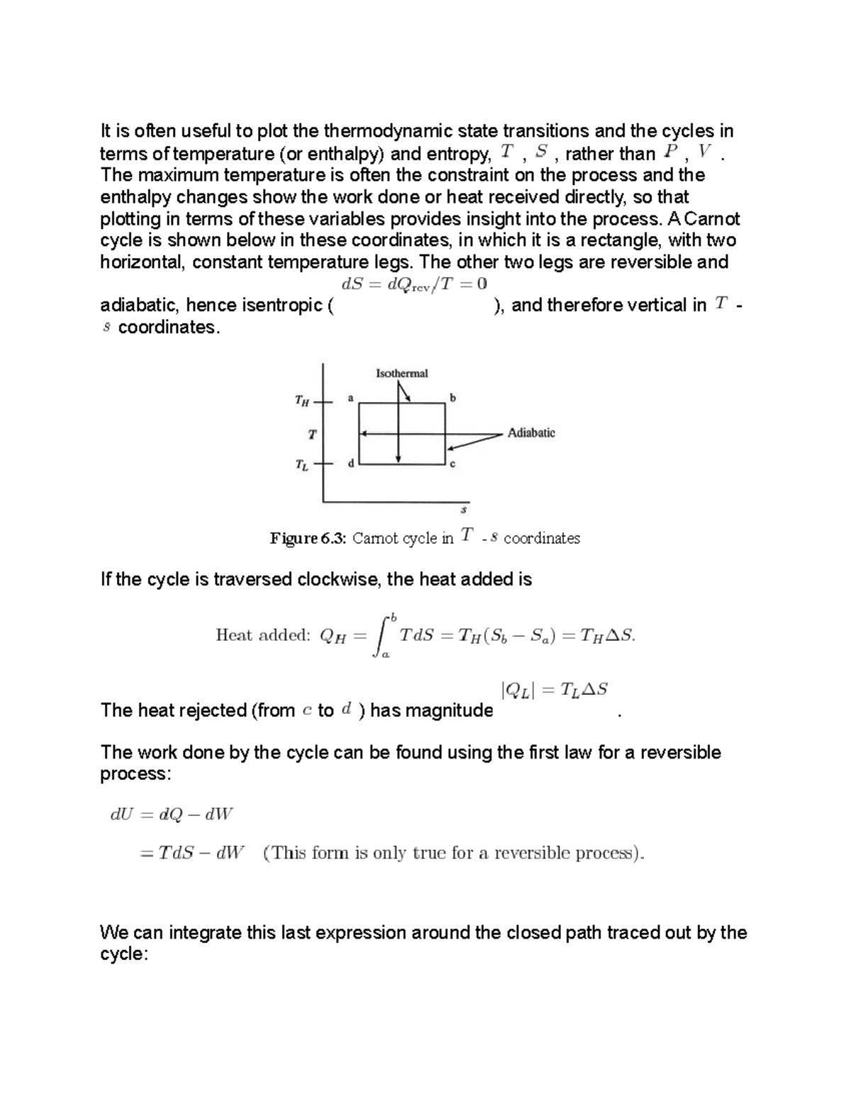 Thermodynamic properties - It is often useful to plot the thermodynamic state transitions and ...