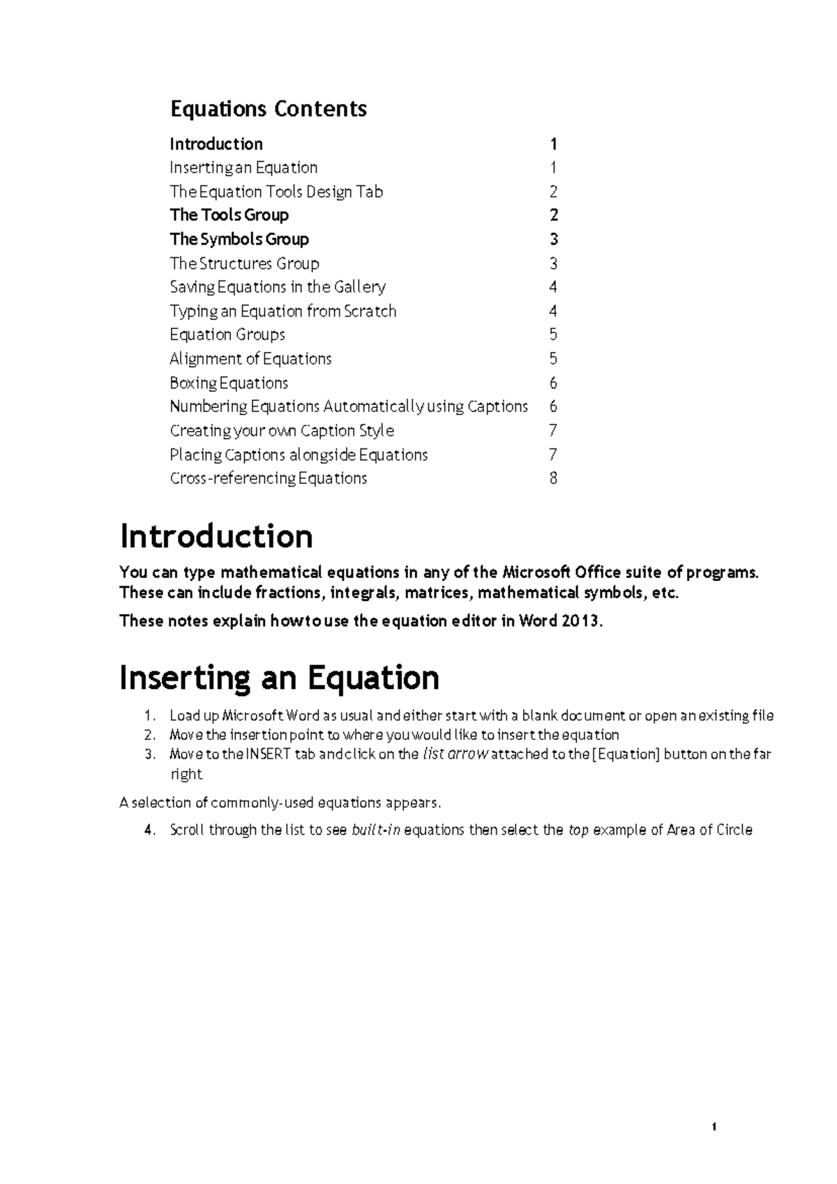Writing an equation - Applications of Information and Communication ...