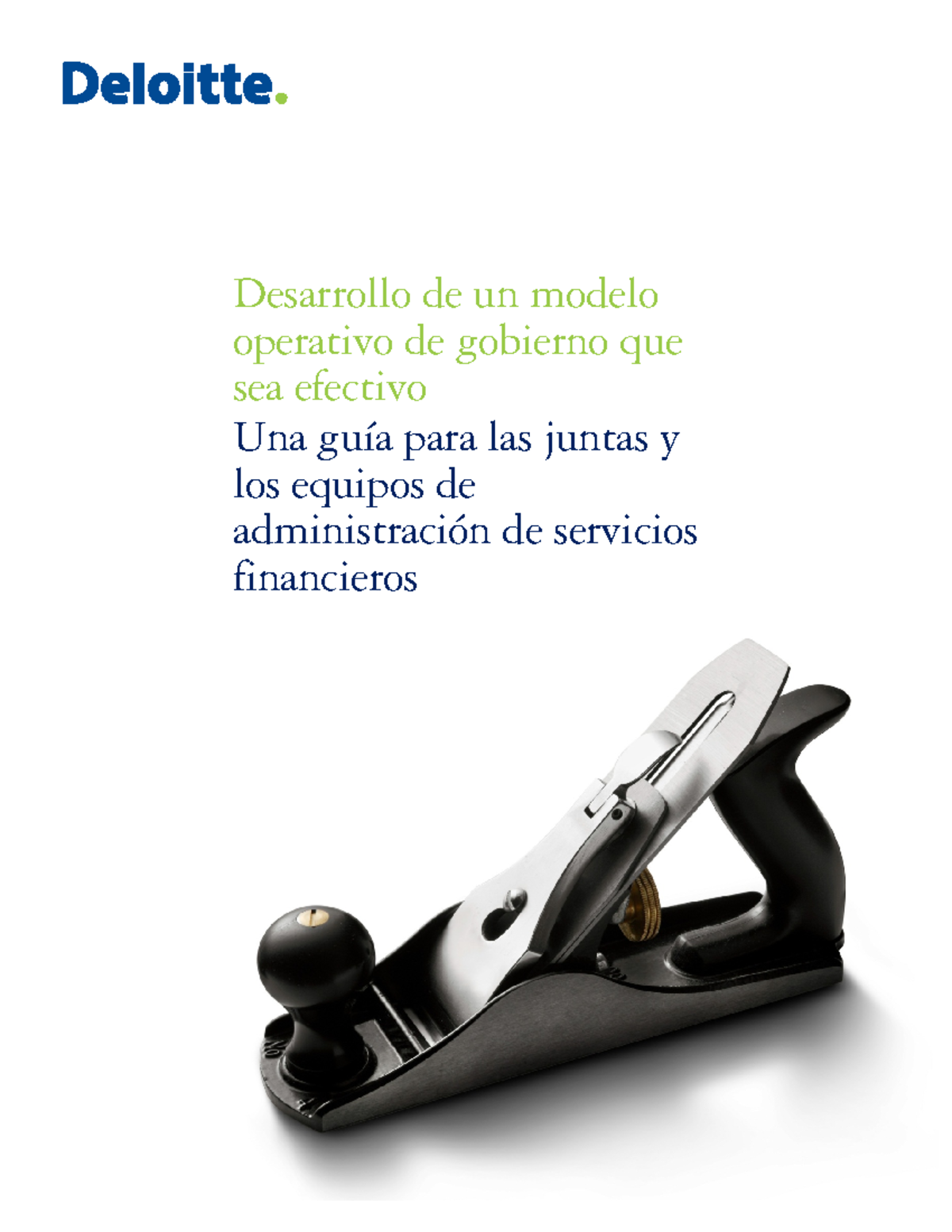 Modelo gobierno 1 de deloitte - Dirección Financiera - UM - Studocu