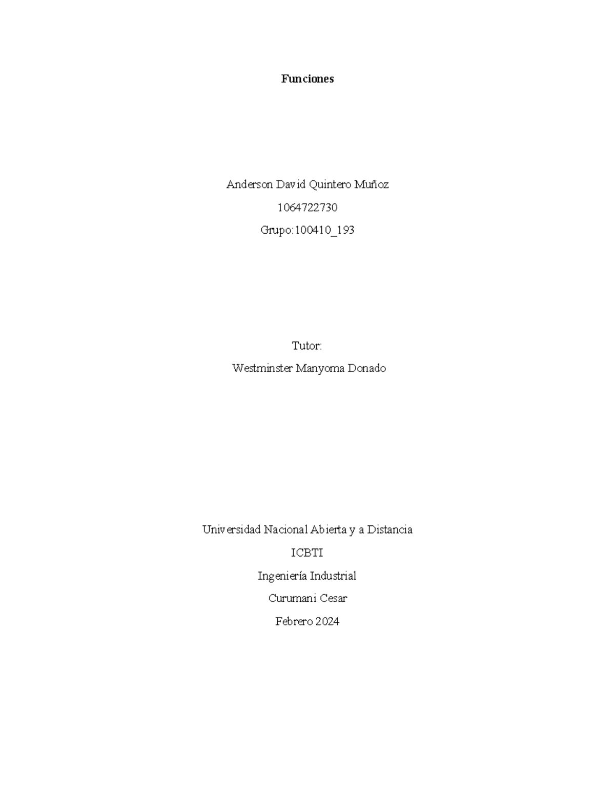 100410 193 Anderson Quintero - Funciones Anderson David Quintero Muñoz ...