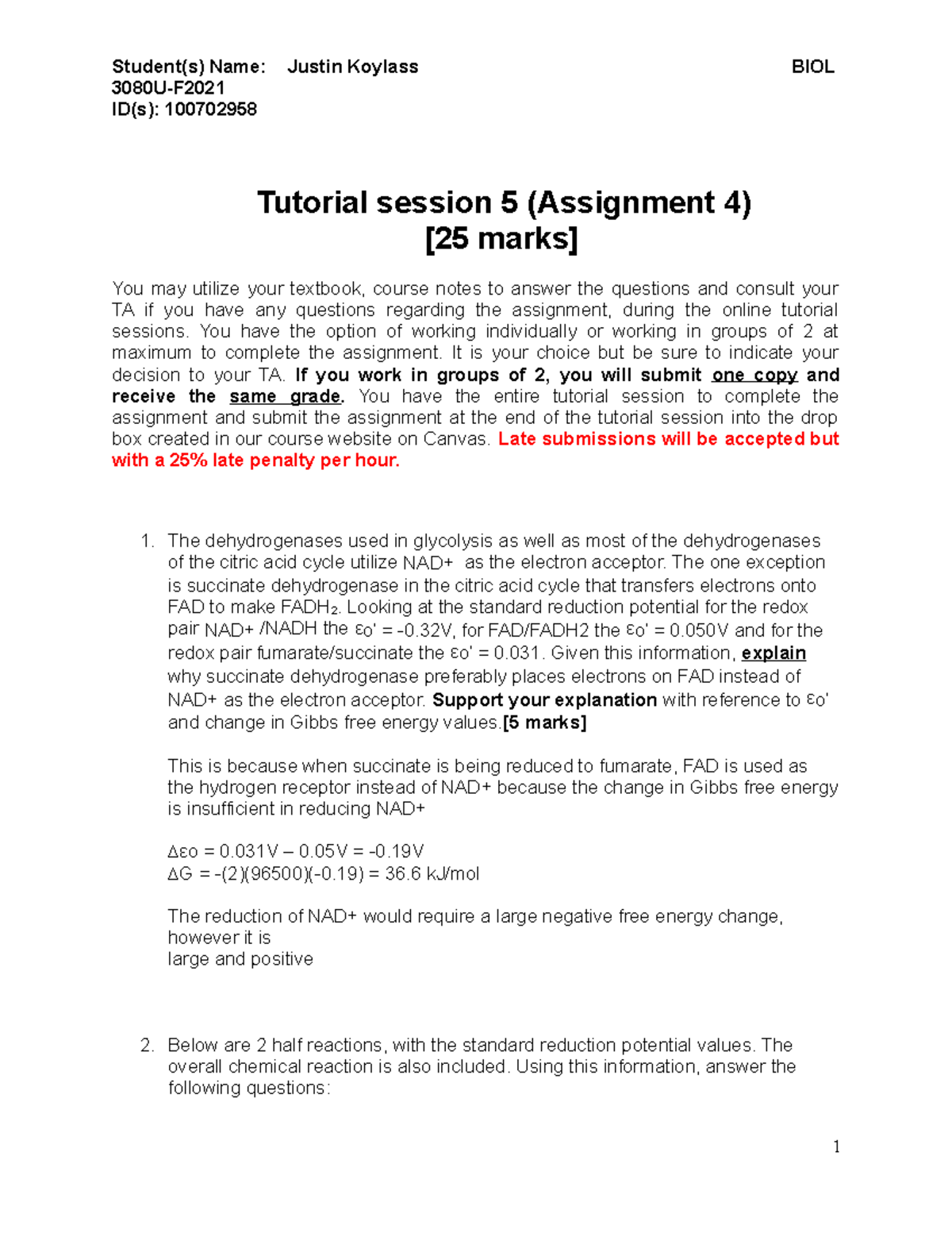 Tutorial 4 Assignment 2 - SLS2016 - Northampton - Studocu