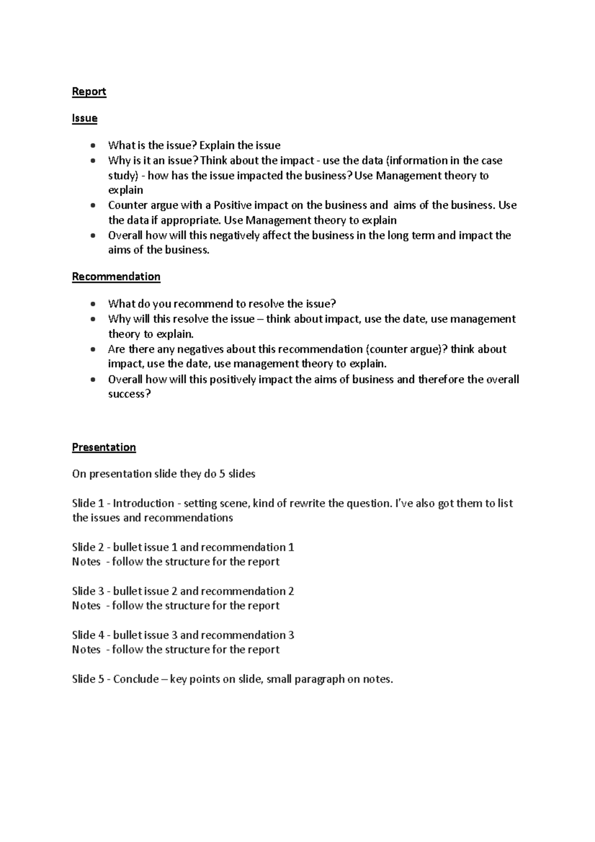 Unit 6 Structure - Report Issue - What is the issue? Explain the issue ...