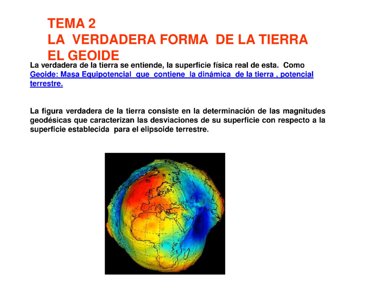 2.- Geoide - tema de tarea - Geotécnica y Laboratorio - Studocu