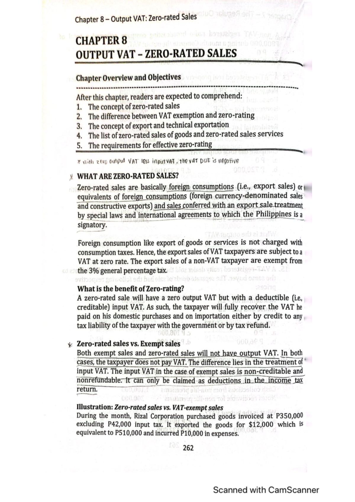 Chapter 8 Output VAT - Bachelor of Science and Accoutancy - Studocu