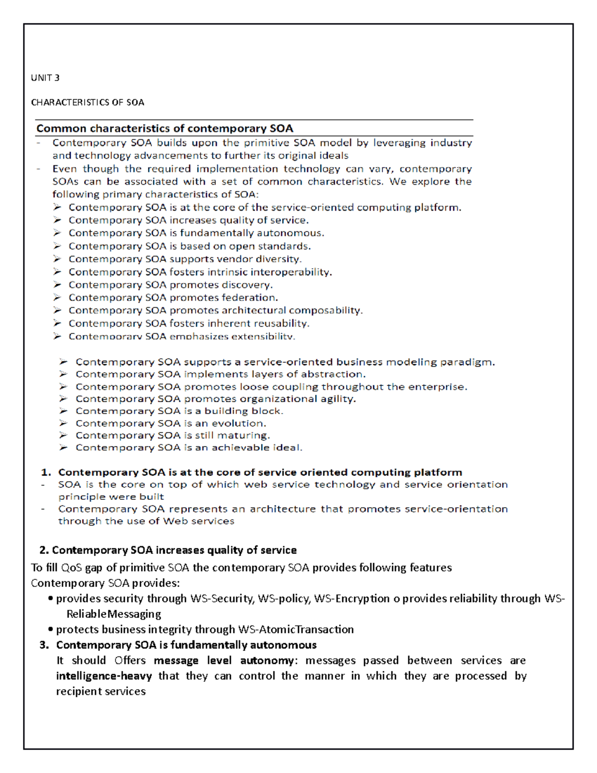 UNIT 3 - SOA - NOTES FOR SERVICE ORIENTED ARCHITECTURE - UNIT 3 ...