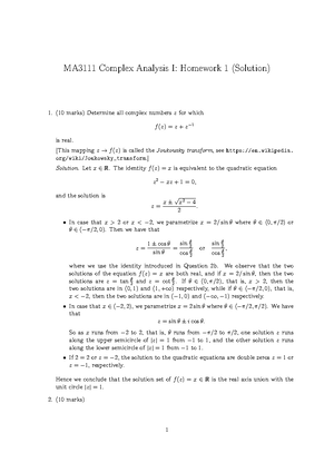 Complex Chapter 6 - 6 Series 6 Convergence of Sequences and Series In ...